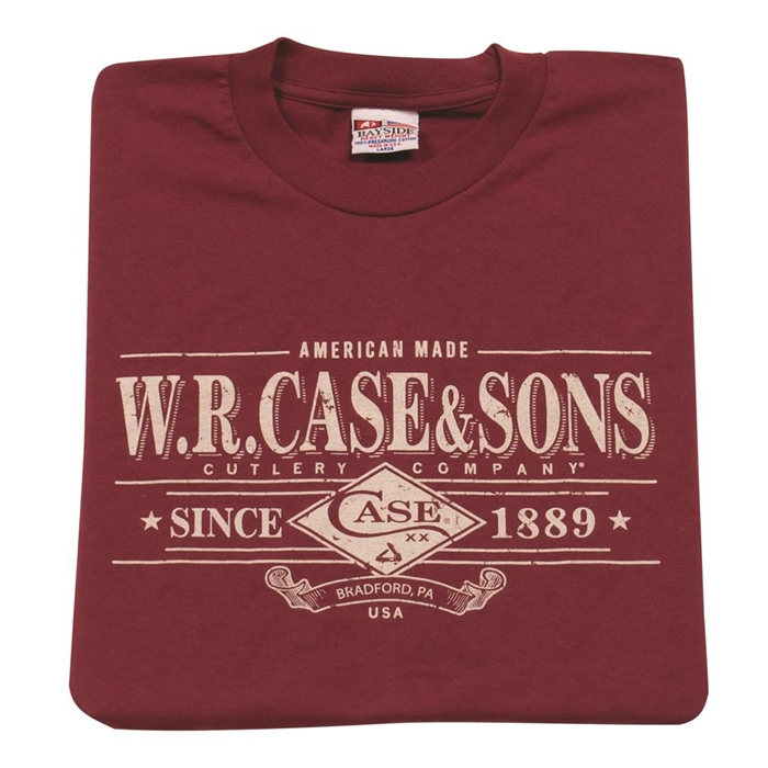 Case T-Shirt-Maroon Small 52486